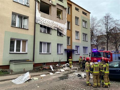 Wybuch gazu w mieszkaniu przy ul Bohaterów Westerplatte Jedna osoba