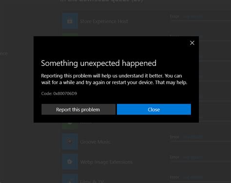 Microsoft Store Error Code X D In Windows