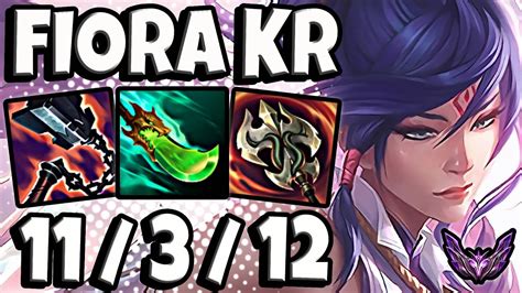 Fiora Vs Jax TOP Lol Korea Master Patch 13 22 YouTube