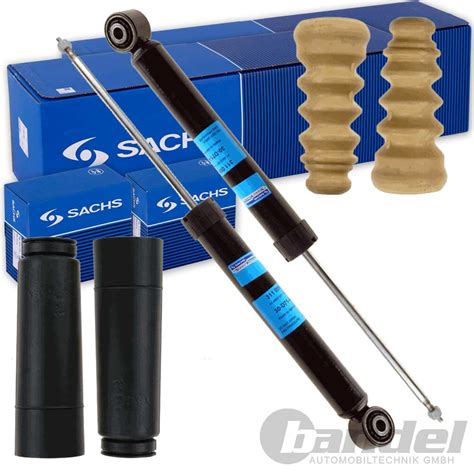 2x SACHS STOßDÄMPFER STAUBSCHUTZ HINTEN VW GOLF V VI AUDI A3 AB BJ 2003