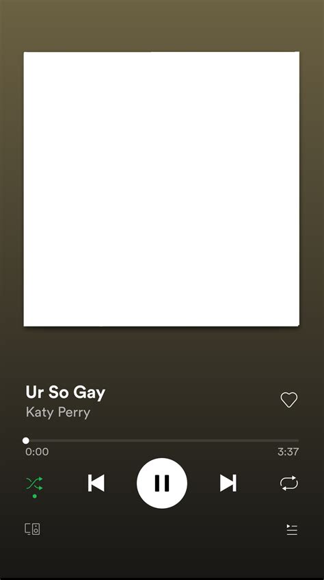 Aesthetic Spotify Template Png