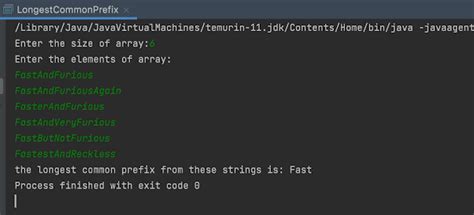 [solved] how to find the longest common prefix in array of string in java example tutorial java67