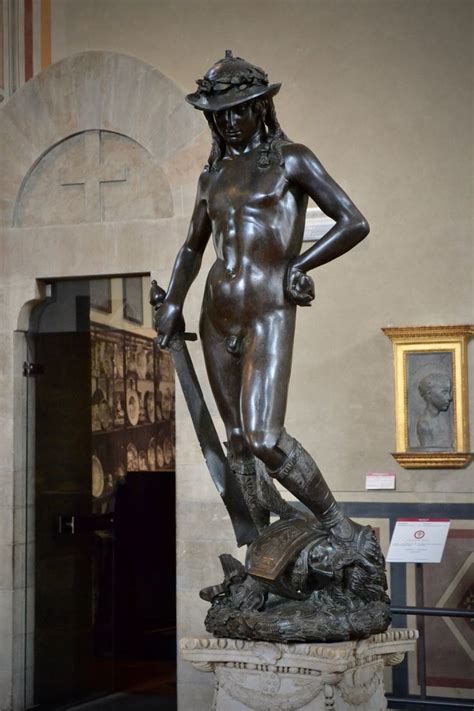 O Davi Em Bronze Realizado Por Donatello Realizado Muito Provavelmente