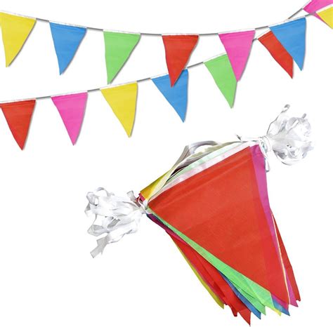 Amazon Novelty Place 100 Feet Pennant Banner 75 Multicolor