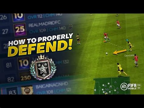 TOP 100 Player Teaches You How To Defend Properly In H2H Fifa Mobile