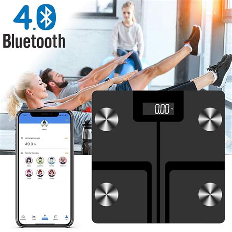 Bluetooth Lichaamsvet Schaal Bmi Schaal Smart Elek Grandado