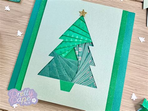 Christmas Tree Iris Folding Pattern PDF SVG Xmas Tree Etsy