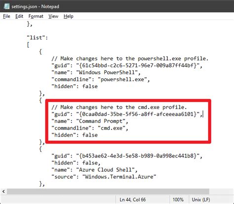 hoe u de opdrachtprompt cmd als standaard in windows terminal kunt instellen