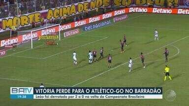 BATV Salvador Vitória perde para o Atlético GO no Barradão Globoplay