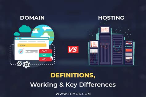 domain vs hosting definition working and key differences