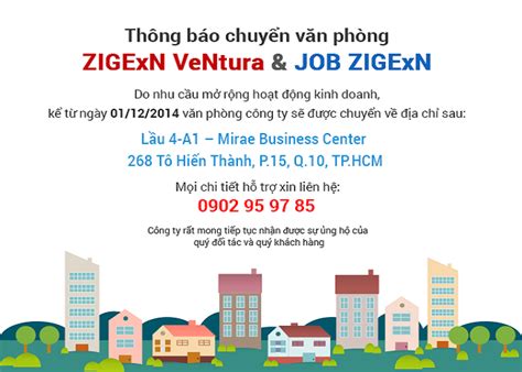 Chi tiết Mẫu thông báo chuyển văn phòng công ty Điện Máy VVC Sản