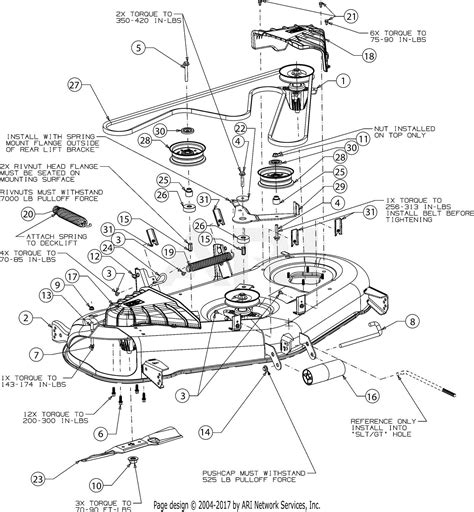 42 Inch Troy Bilt Bronco Drive Belt Diagram