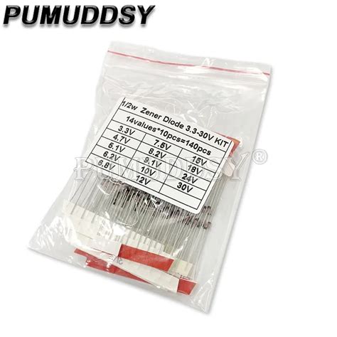 14values 10pcs 140pcs Assorted Assortment Set New Electronic Diy Kit 1