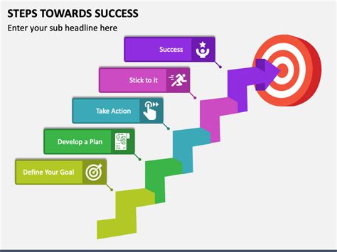 Free Steps Towards Success PowerPoint Template And Google Slides Theme