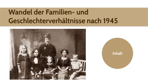 Wandel Der Familien Und Geschlechterverh Ltnisse Nach By Emilia