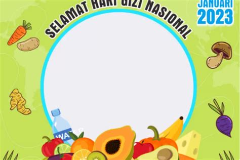 Gratis Link Twibbon Hari Gizi Nasional Desain Terbaru Yang