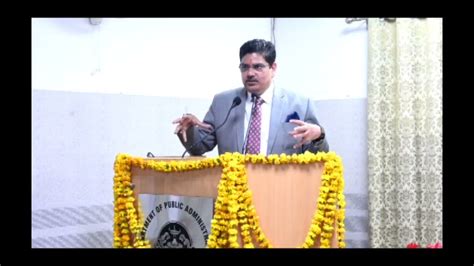 Prof Alok Kumar Rai Vc University Of Lucknow S Address At