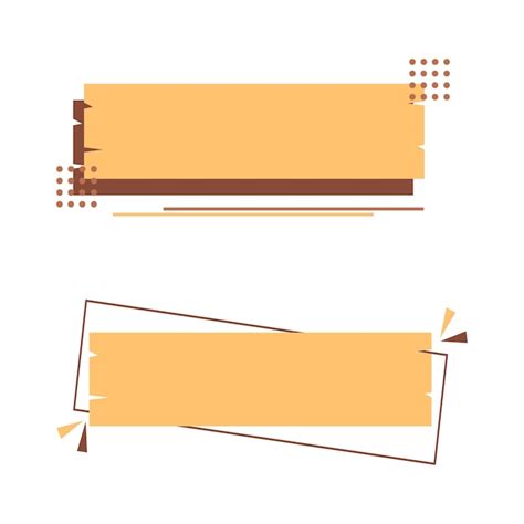 Formas De Cuadro De Texto Vector Premium