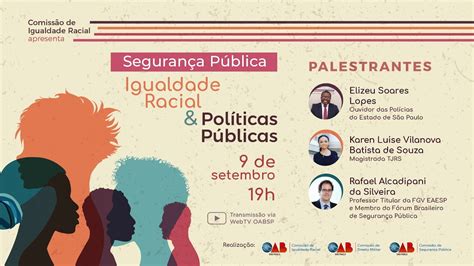 Segurança Pública Igualdade Racial e Políticas Públicas YouTube