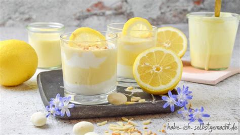Schnelle Zitronencreme Als Nachtisch Im Glas Habe Ich Selbstgemacht