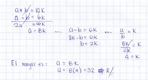 La Suma Diferencia Y Cociente De Dos Numeros Estan En La Relacion De