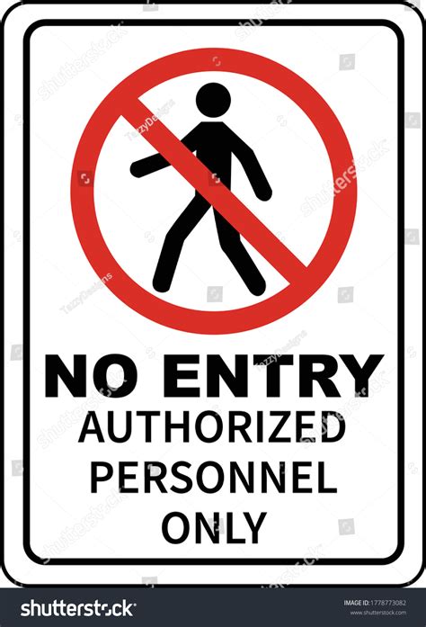 Authorized Personnel Only Clipart Free