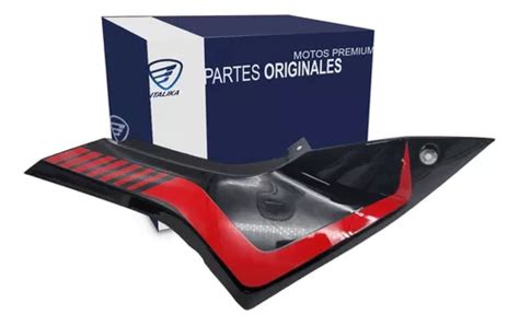Cubierta Lateral Izquierda Negro Rojo Vortx200 Original