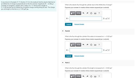 Solved It Was Shown In Example 21 11 Section 21 5 In The Chegg