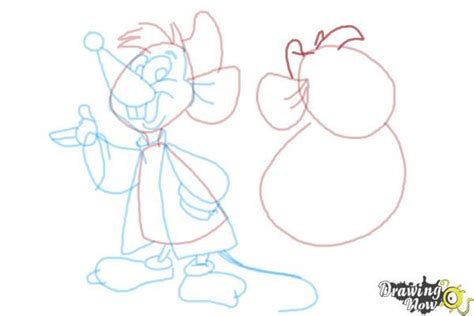 How To Draw Gus Gus And Jaq From Cinderella Step Cinderella