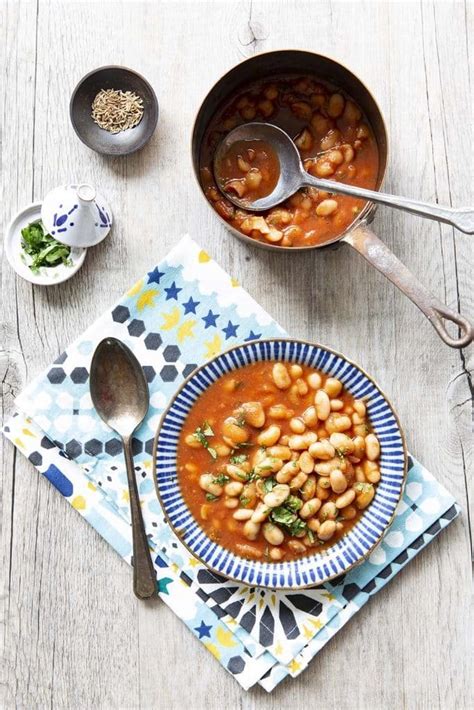 Haricots blancs à la sauce tomate et aux épices marocaines Recettes