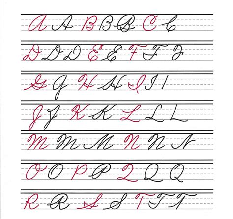 Free Printable Cursive Capital Letters Set Freebie Finding Off