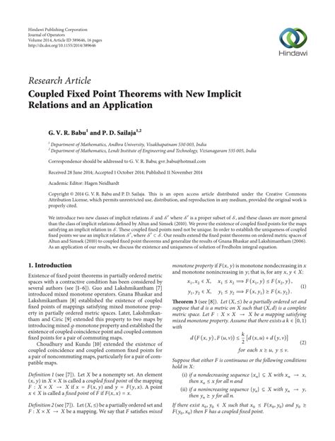 pdf coupled fixed point theorems with new implicit relations and an application