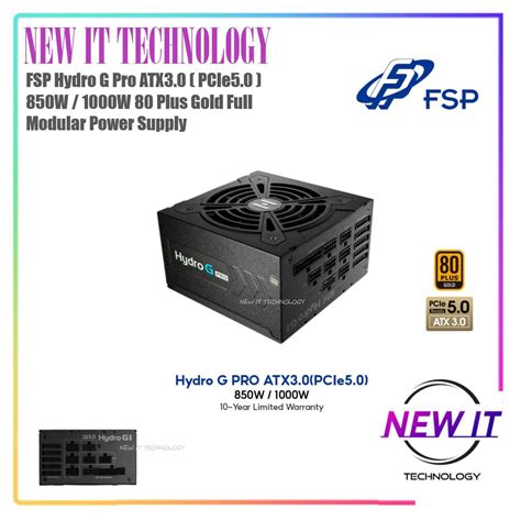 Fsp Hydro G Pro Atx Pcie W W Plus Gold Full