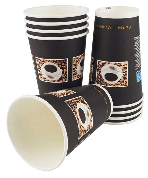 Kubek Papierowy Kawa Napoje 330ml 50szt 80mm 11488530907 Oficjalne