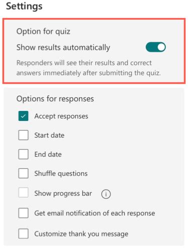 How To Create A Self Grading Quiz In Microsoft Forms