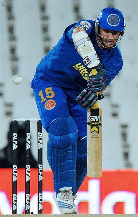 Graeme Smith Plays It Watchfully On The Leg Side ESPNcricinfo