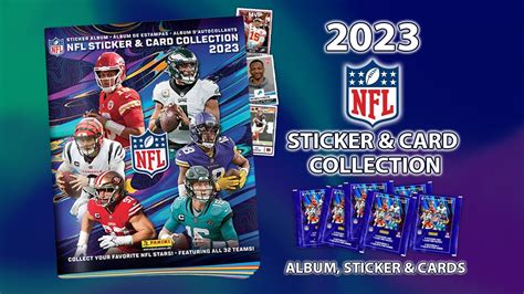 2023 PANINI NFL Sticker Card Collection ALBUM 10 Packs YouTube