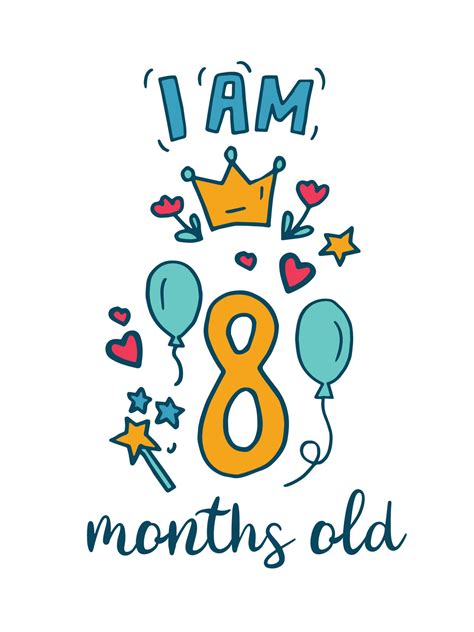 Vector Template Baby Milestone Cards Concept In Doodle Hand Drawn