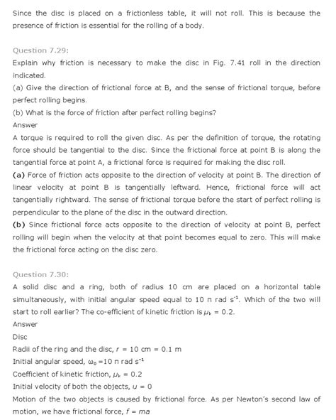 ncert solutions for class 11 physics chapter 7 system of particles and rotational motion