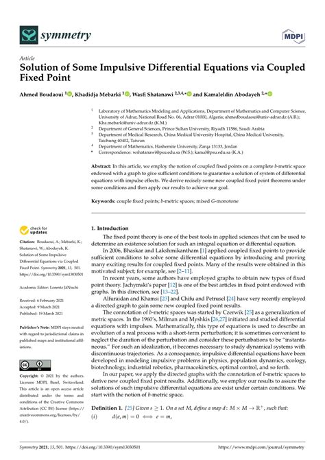 pdf solution of some impulsive differential equations via coupled fixed point