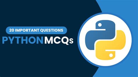 python mcqs top 20 python questions and answer javatpoint youtube