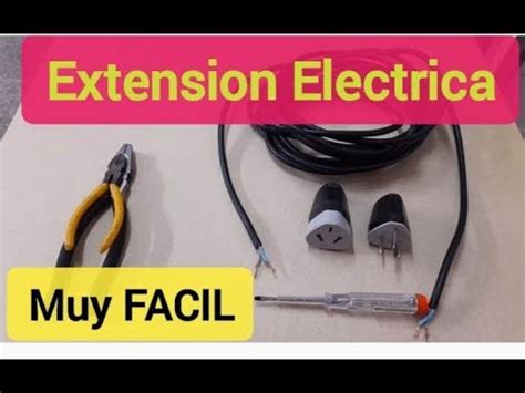 Como Hacer Una Extension Electrica Muy Facil YouTube