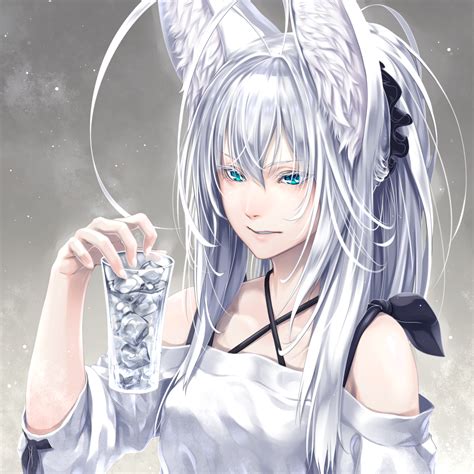 Animal Ears Anime Kemonomimidae Девушки с ушками Anime Ears