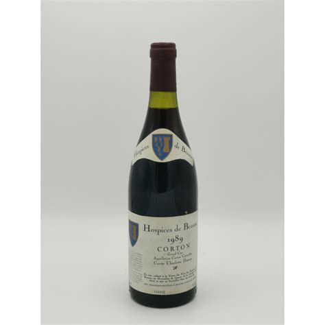 Corton Grand Cru Cuvée Charlotte Dumay 1989 Hospices de Beaune 75 cl