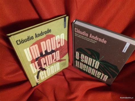 2 Livros Novos De Cláudia Andrade O Santo Ilusionista Um Pouco De
