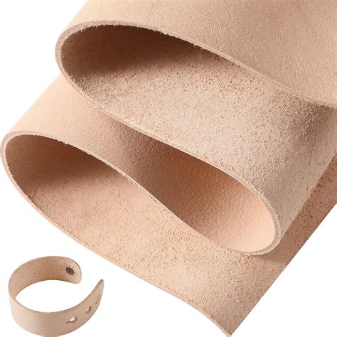 Ringsun Hojas De Cuero Curtido Vegetal De X Pulgadas Para