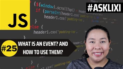 chapter 25 javascript tutorial what is an event in javascript how to use an event in