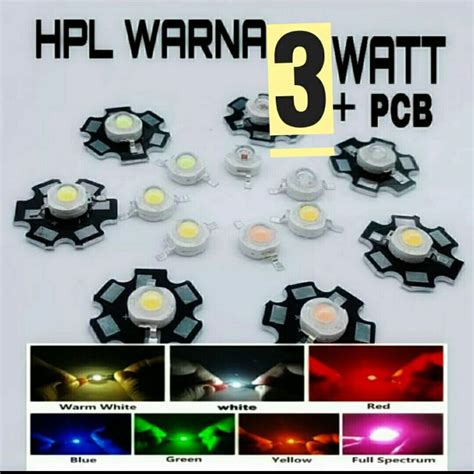 Jual Lampu Led Hpl W Watt Heatsink Pilih Warna Shopee Indonesia