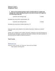 Module Unit Assignment E Doc Module Unit Assignment Part E