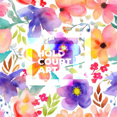 12 Spring Floral Digital Paper SEAMLESS Spring Watercolor Etsy